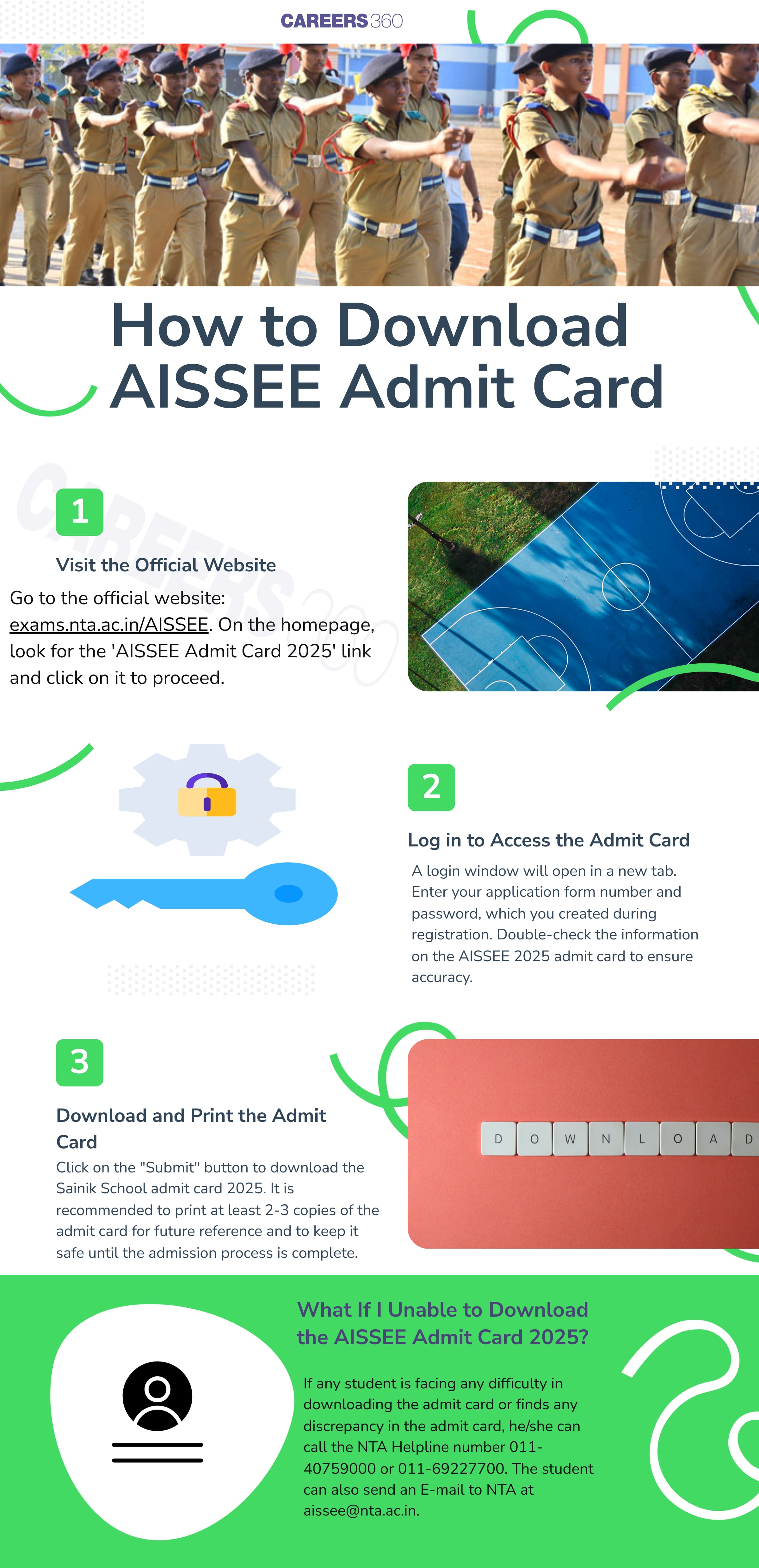 Sainik School Admit Card 2026 PDF; AISSEE Hall Ticket Download Here